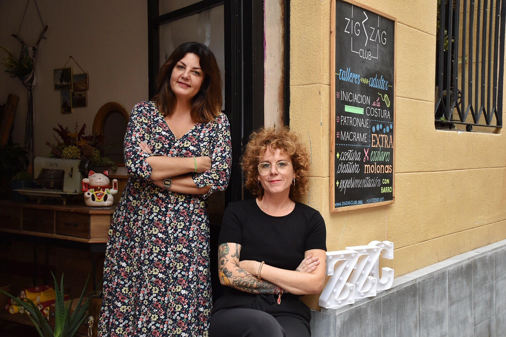 Lourdes y Silvia, emprendedoras y fundadoras de Zig Zag Club - Nextdoor Blog ES
